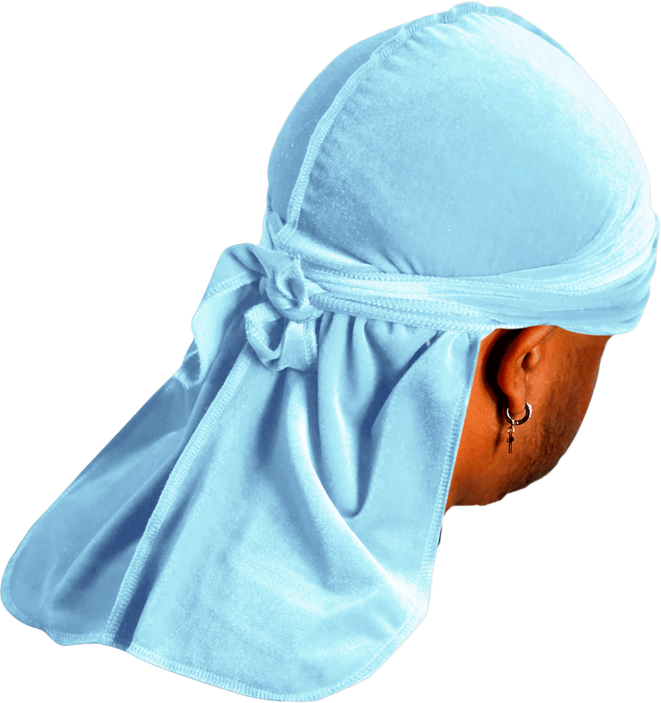 Velvet Baby Blue Du-rag /JagRag – shopjagrags