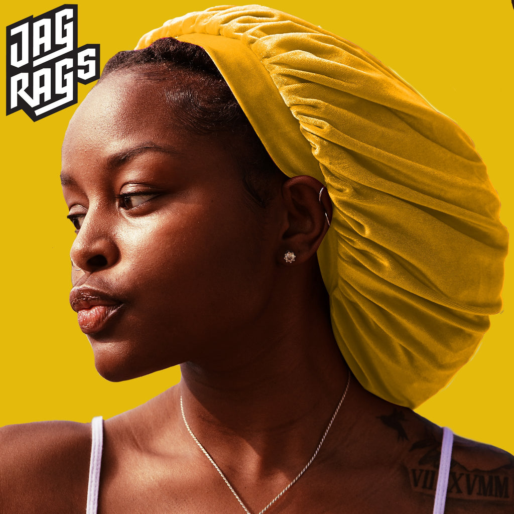 Velvet "Yellow" Bonnet – shopjagrags