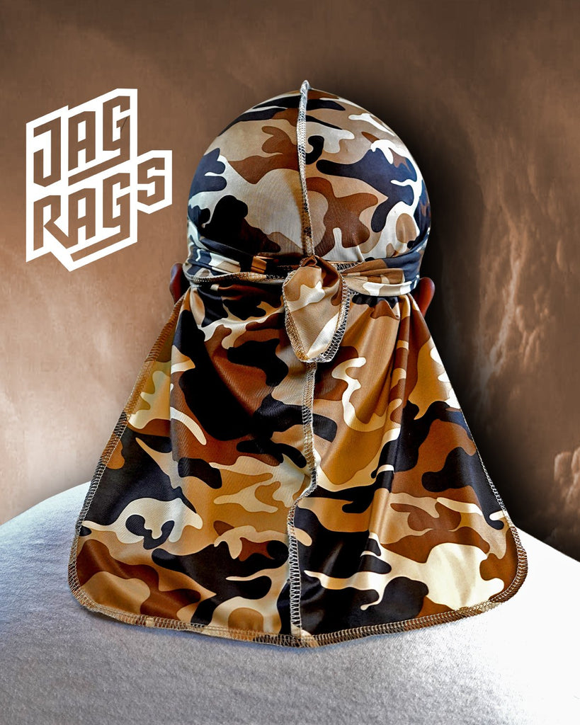 "Camo" Du-rag /JagRag – shopjagrags