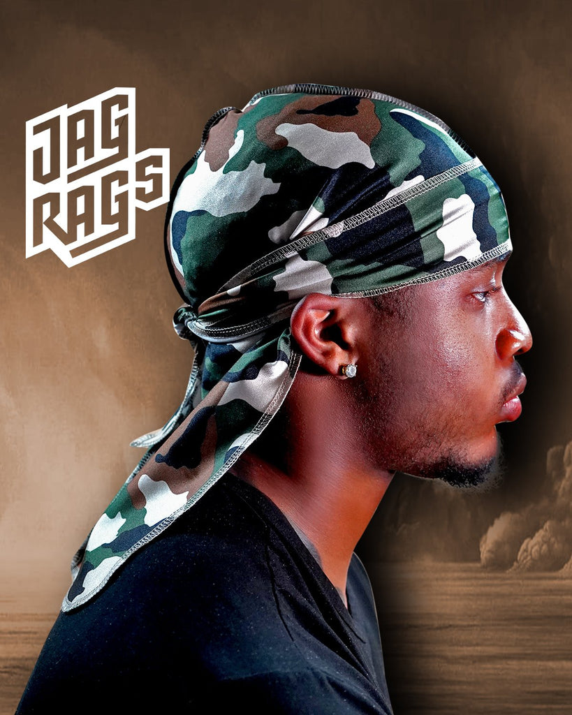 WW1 "Camo” Du-rag /JagRag – shopjagrags