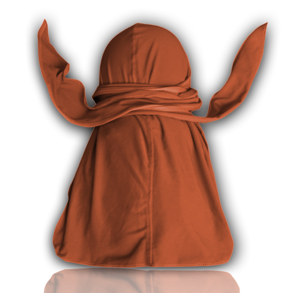 Ultra Wave "Dark Brown (Maroon)” Extreme Stretchy Spandex Durag Premium ...