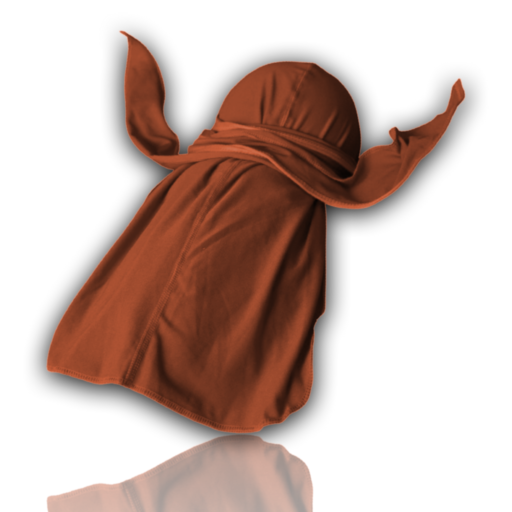 Ultra Wave "Dark Brown (Maroon)” Extreme Stretchy Spandex Durag Premium ...