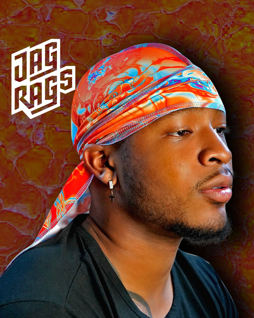 "Atomic” Silky Velvet Du-rag /JagRag – shopjagrags