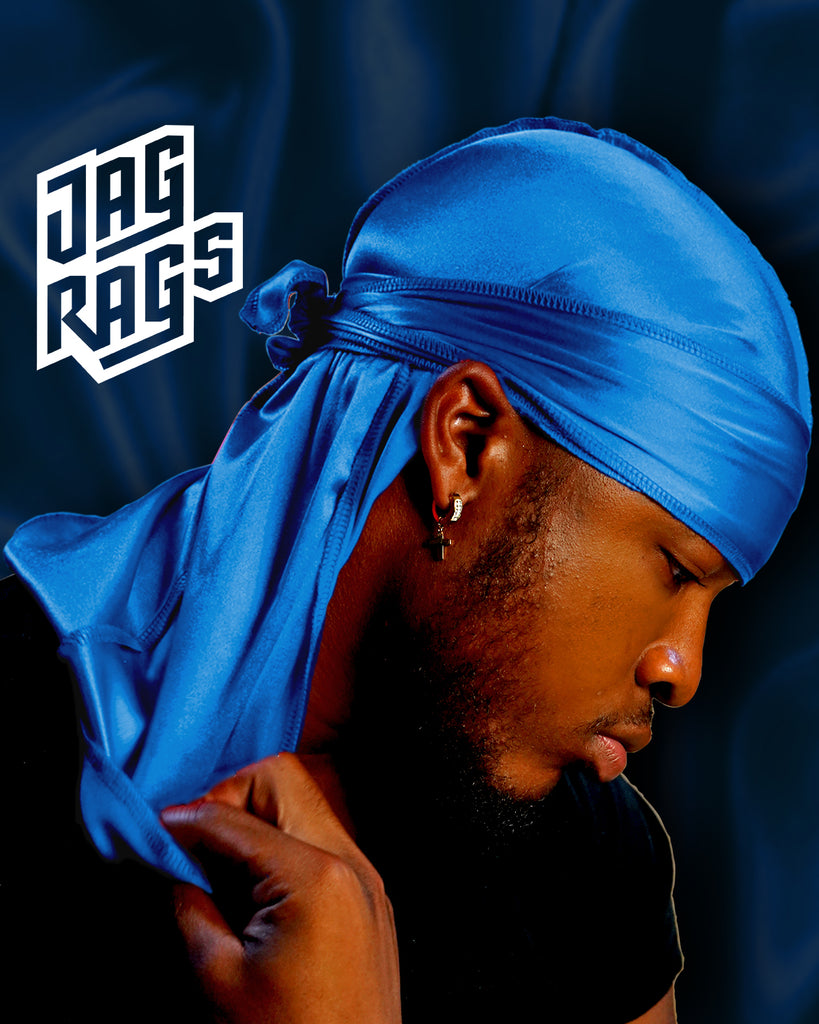 "Turquoise" Stretchy Silk JagRag - Designer Durags For Sale – shopjagrags